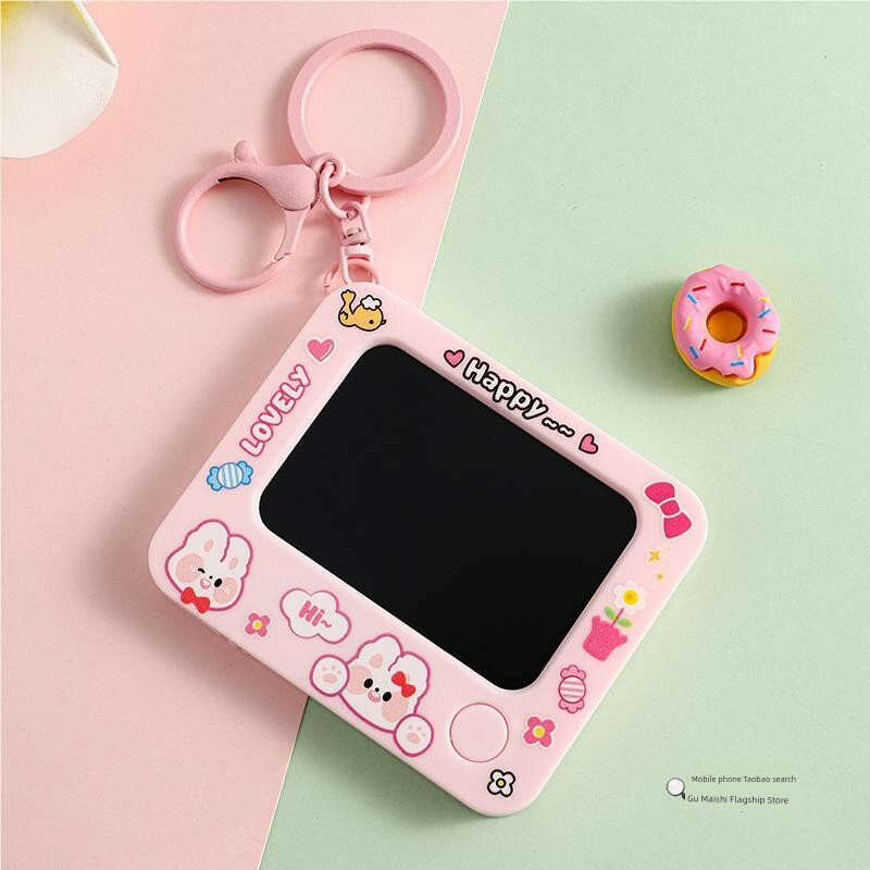 Детский мини-блокнот-брелок для девочек, новинка 2026 года, милый кулон для рюкзака, игрушка для снятия стресса и