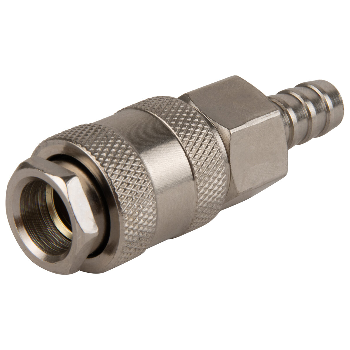 Соединение быстросъемное пневматическое под шланг 10 мм Optimus OPT-730SHA