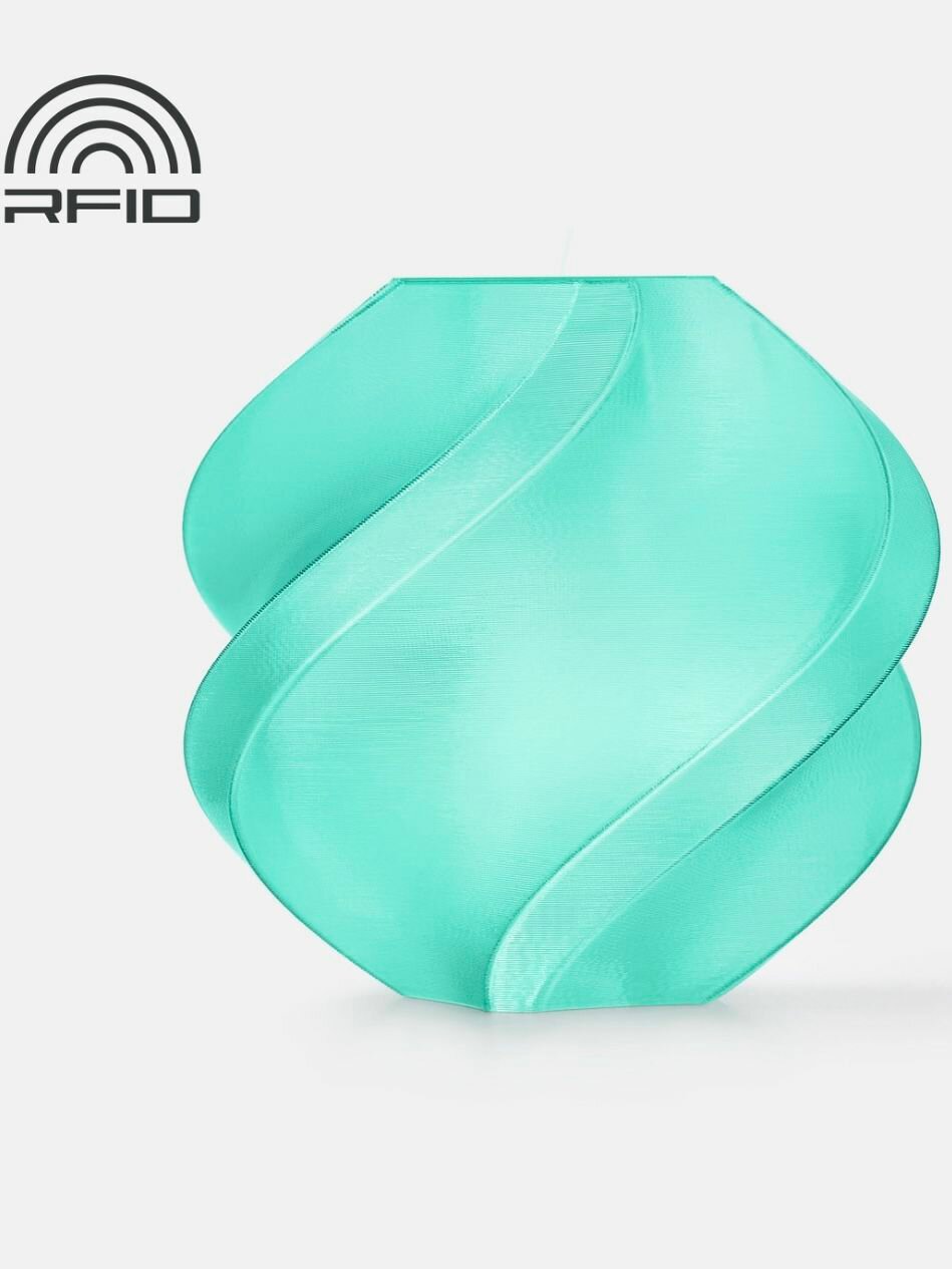 Филамент для для 3D принтера Bambu Lab PETG Translucent Teal бирюзовый 32501 на катушке