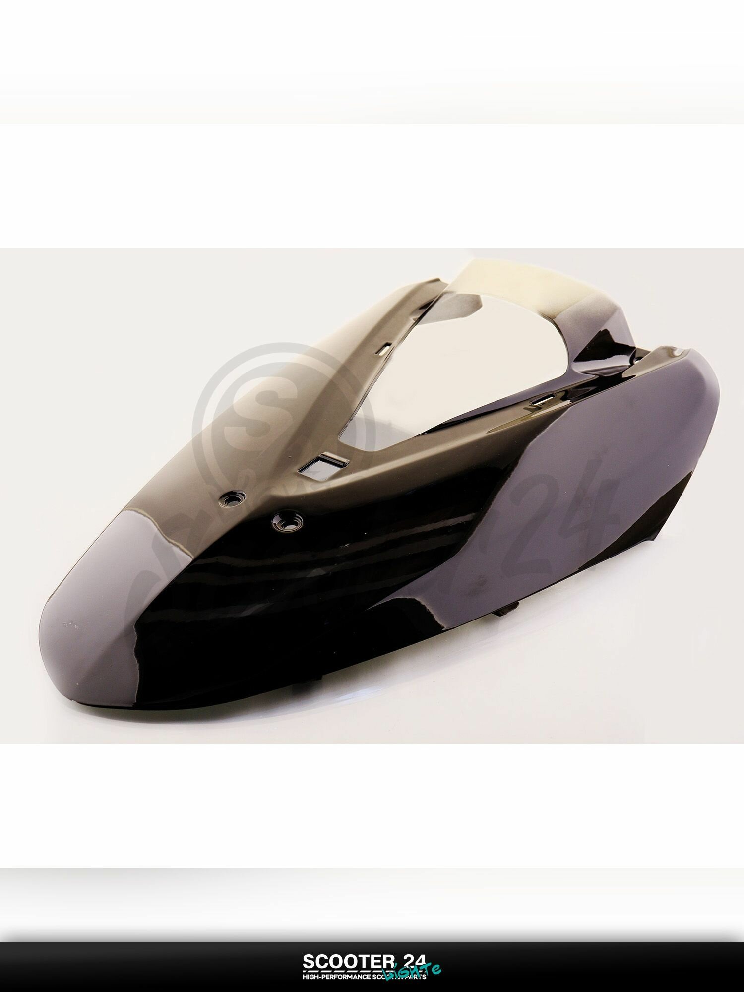 Пластик на скутер / мопед / мотоцикл Motolife Funny 50 передний (клюв) чёрный