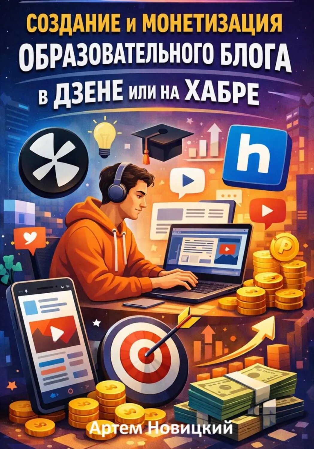 Создание и монетизация образовательного блога в дзене или на хабре [Цифровая книга]