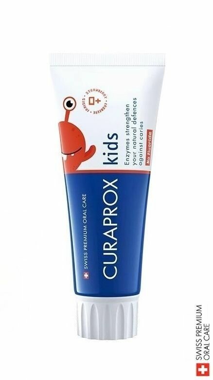 Детская зубная паста с фтором CURAPROX 1450 ppm, со вкусом и ароматом арбуза, для детей от 6 лет, 60 мл