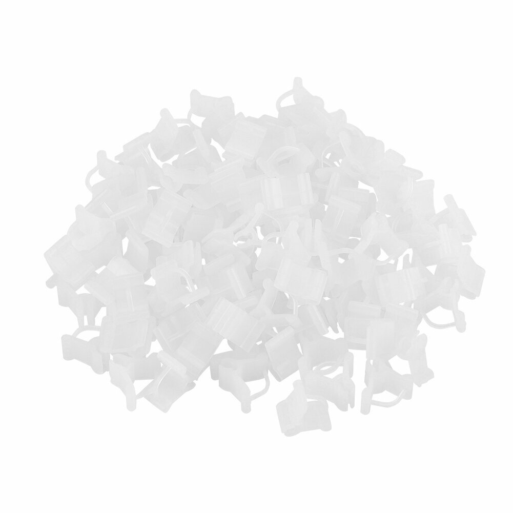 100 шт. пластиковых зажимов для прививки саженцев фруктовых деревьев и овощей для питомника садовых инструментов