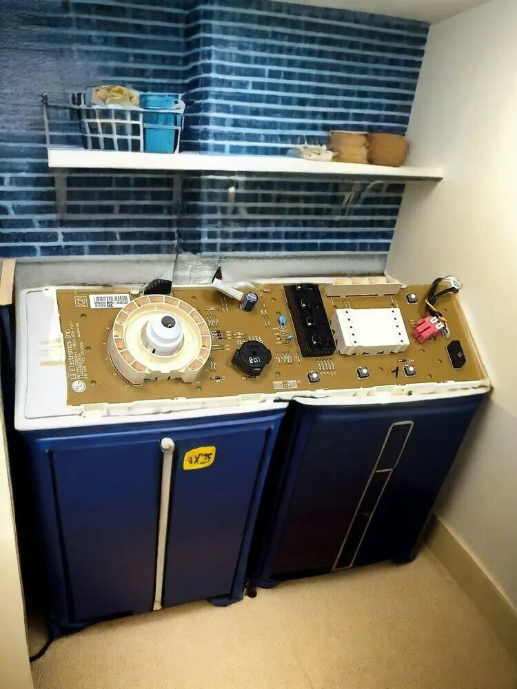Блок индикации без силовой части для стиральной машины Lg Лджи EBR66223202 (6870ec9286b-1)