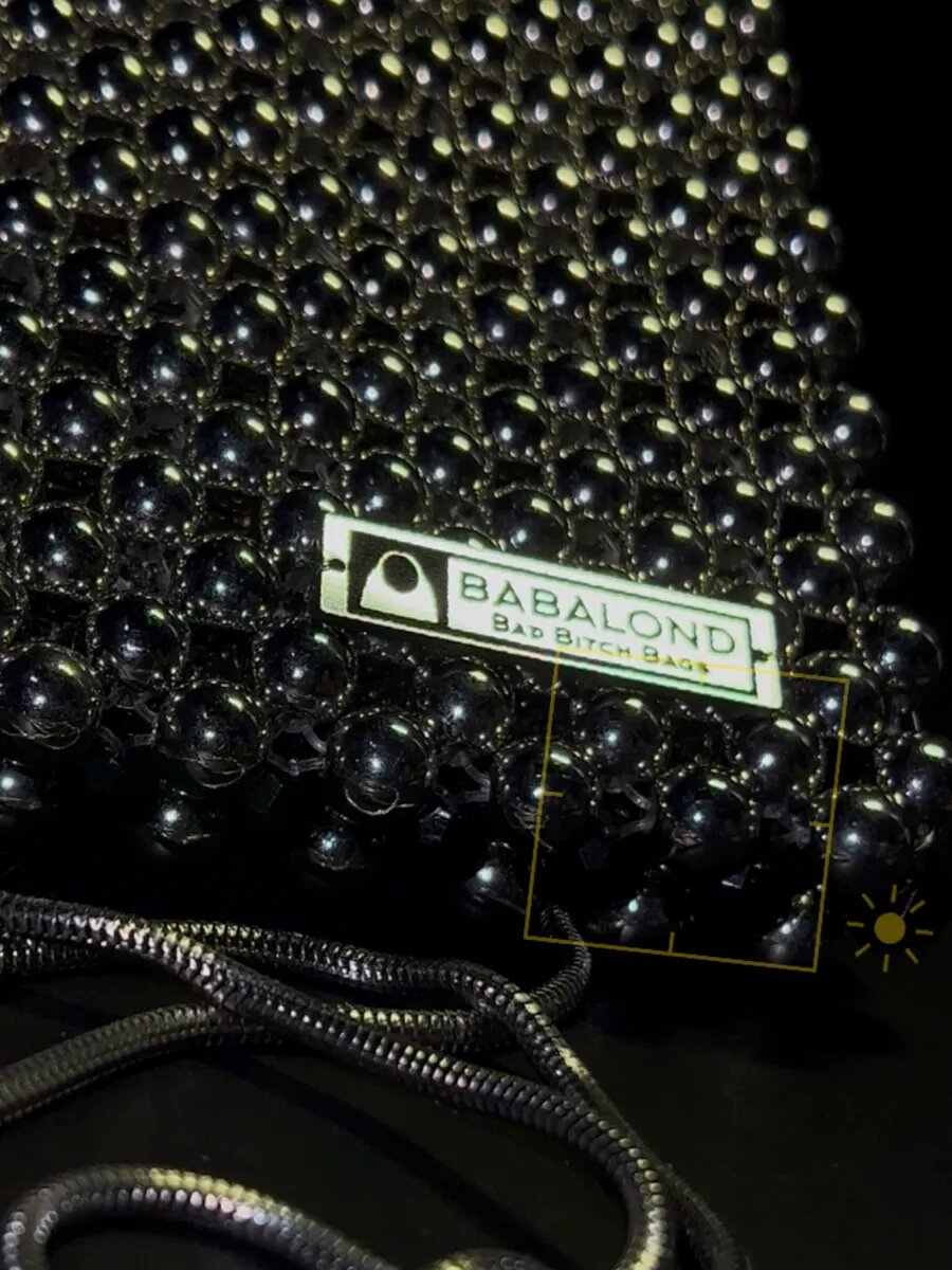 Сумка планшет BABALOND, фактура гладкая, хром