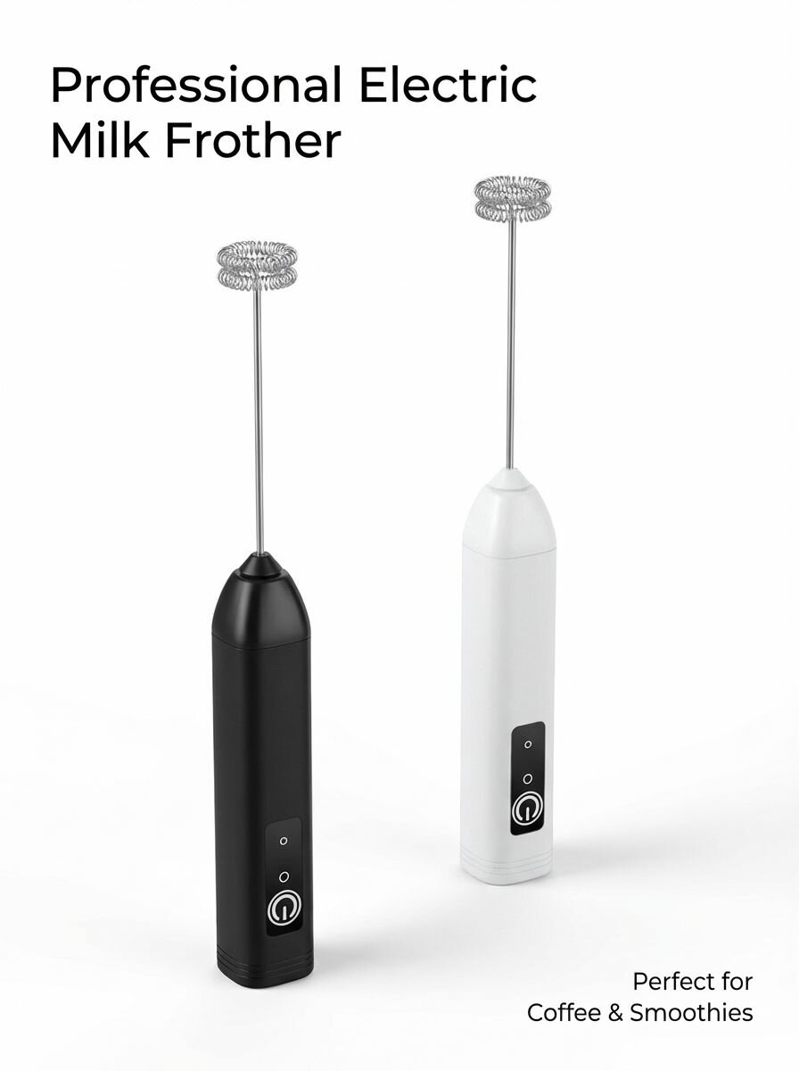 Взбиватель для сливок, капучинатор, черный, 1 шт