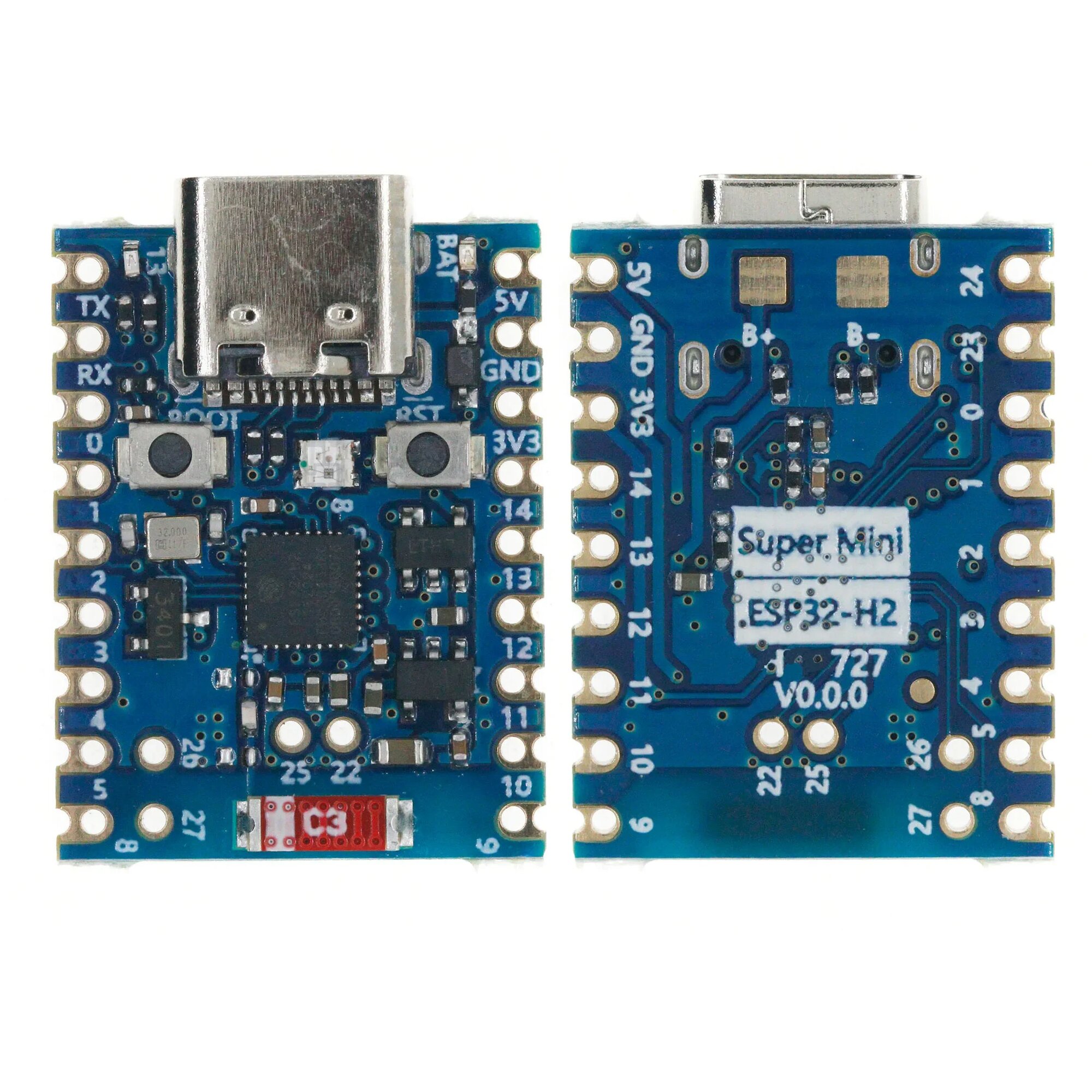 Плата разработки SuperMini ESP32-H2, микроконтроллер, контроллер обучения программированию, основная плата