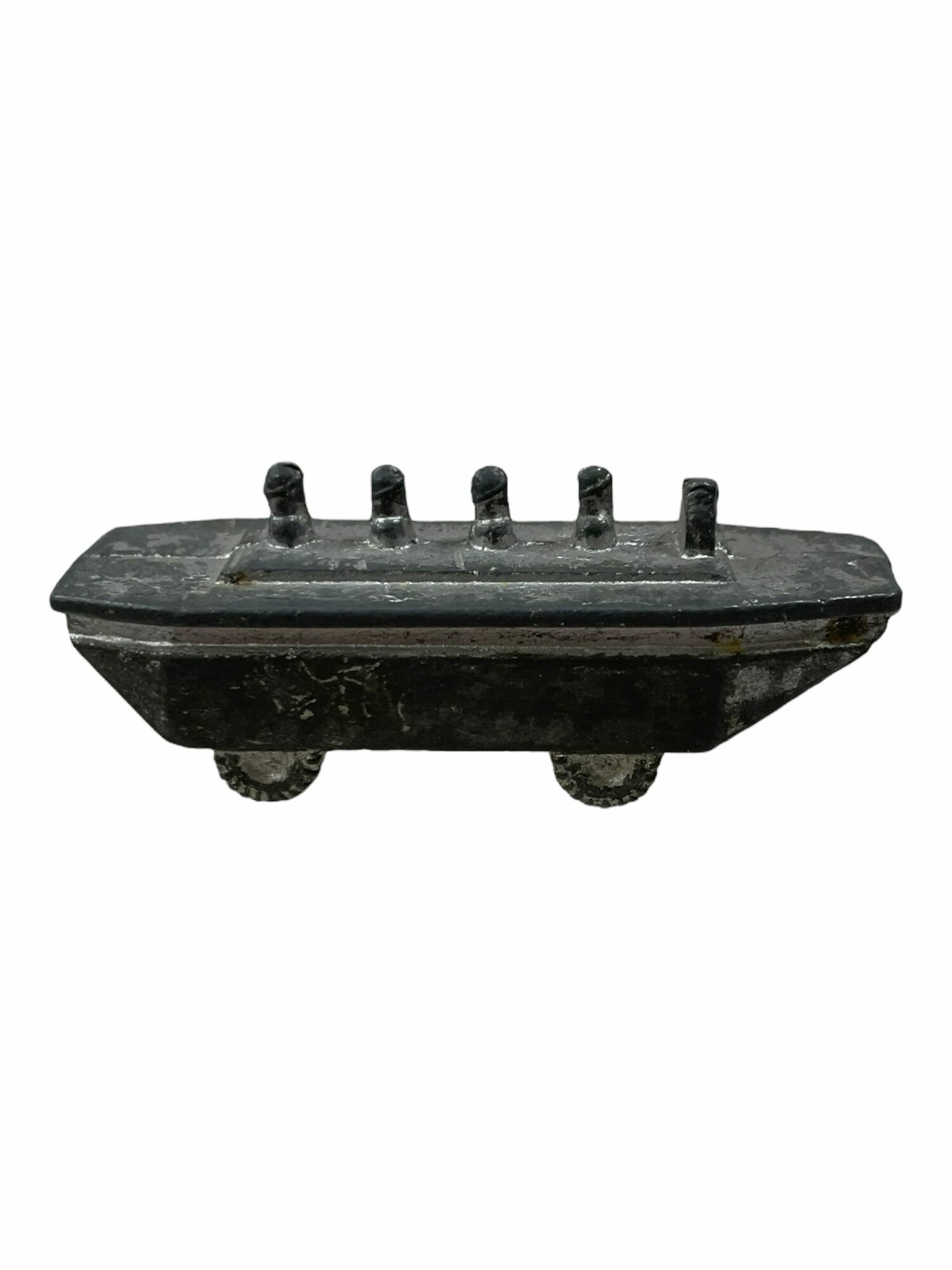 Советская винтажная оловянная игрушка, Амфибия, сделано в СССР