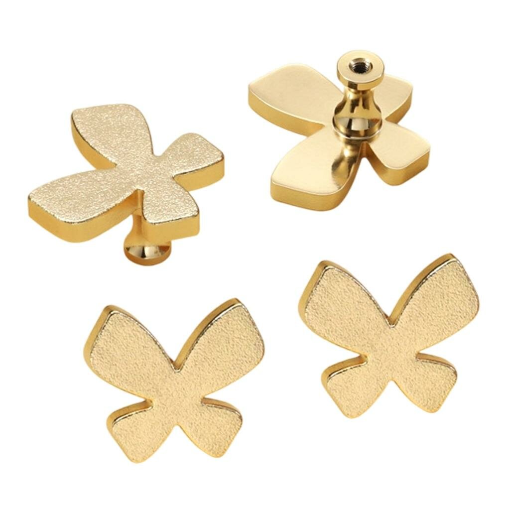 Декоративные бабочки-ручки для шкафов