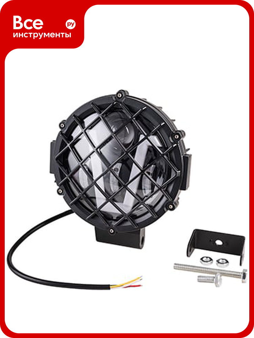 Светодиодная фара SKYWAY OFF ROAD 200х172х74 мм, 27W 6000К, 14 диодов S07201105