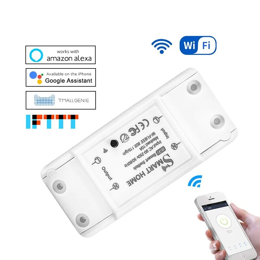 Умный Wi-Fi выключатель TUYA