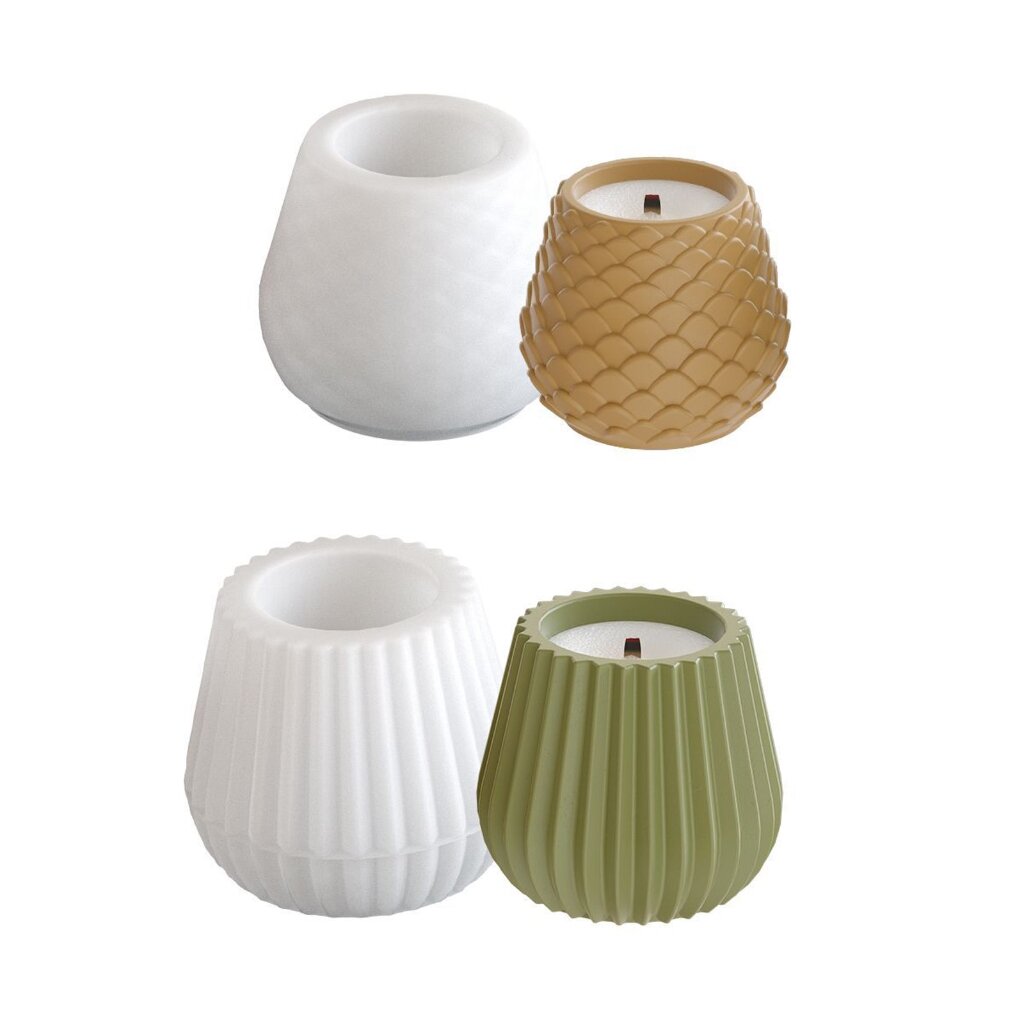 Набор из 2 частей, поделки из кусочков рыбьей чешуи оригами с рисунком резервуар для хранения силиконовых форм-набор