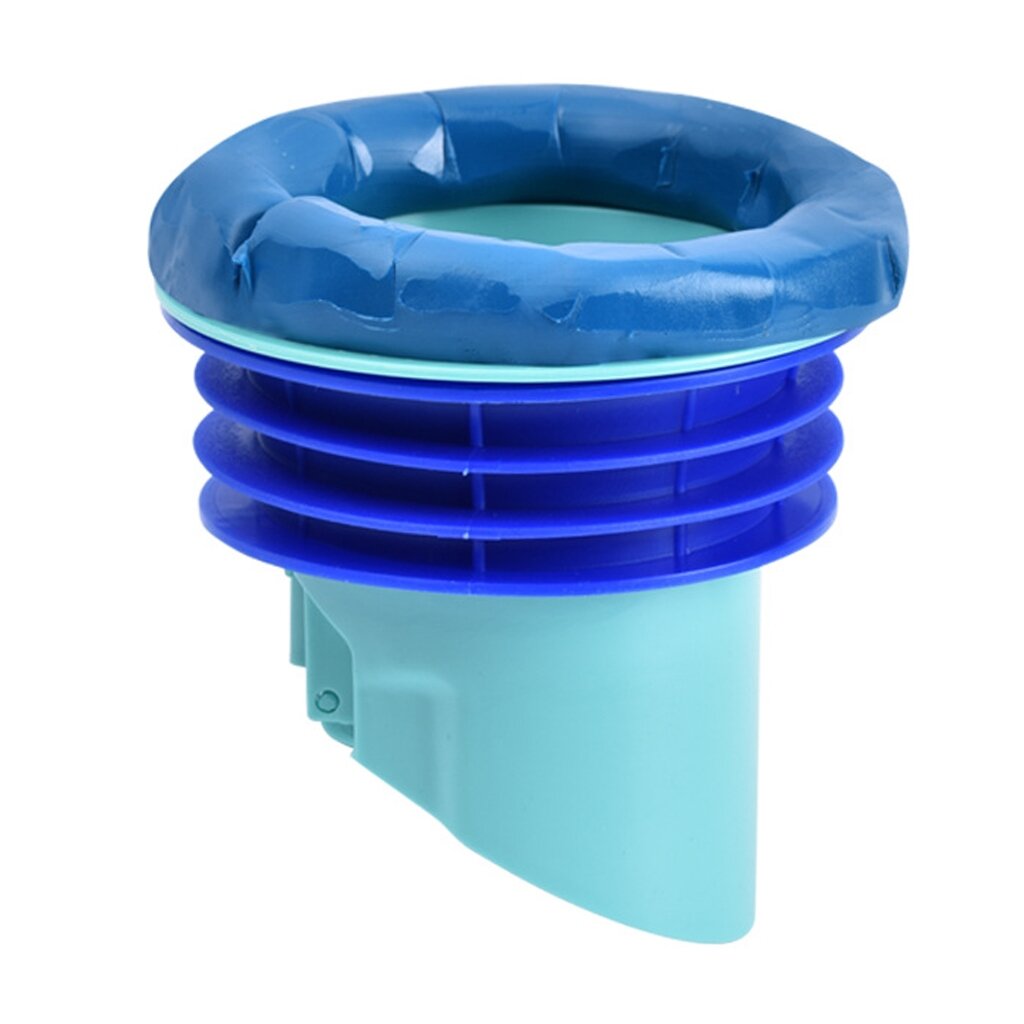 Артефакт обратного клапана с уплотнительным кольцом для дезодоранта на фланце унитаза-синее уплотнительное кольцо