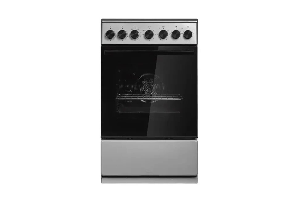 Кухонная плита Midea MFO-M4E20T9E(SL) серый/черный