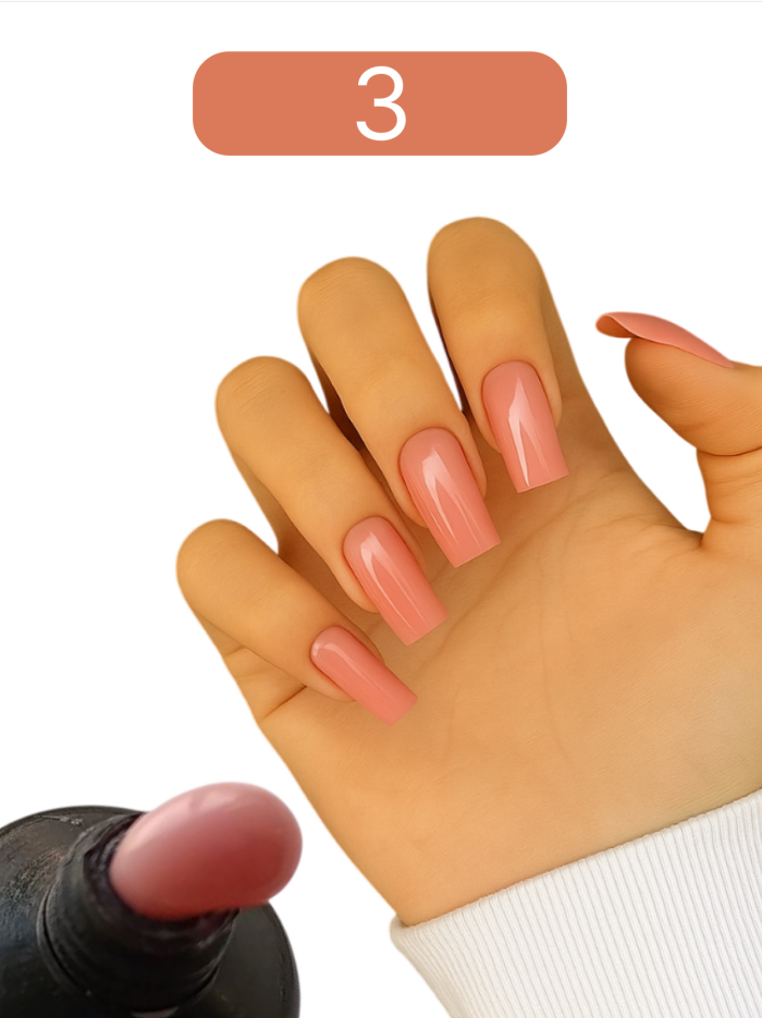 Акригель для наращивания ногтей, 15 мл. №3 розовый