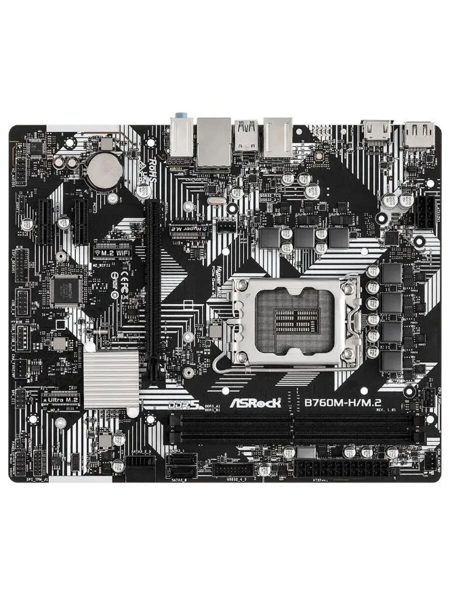 Материнская плата B760M-H/M.2 - LGA 1700, DDR5