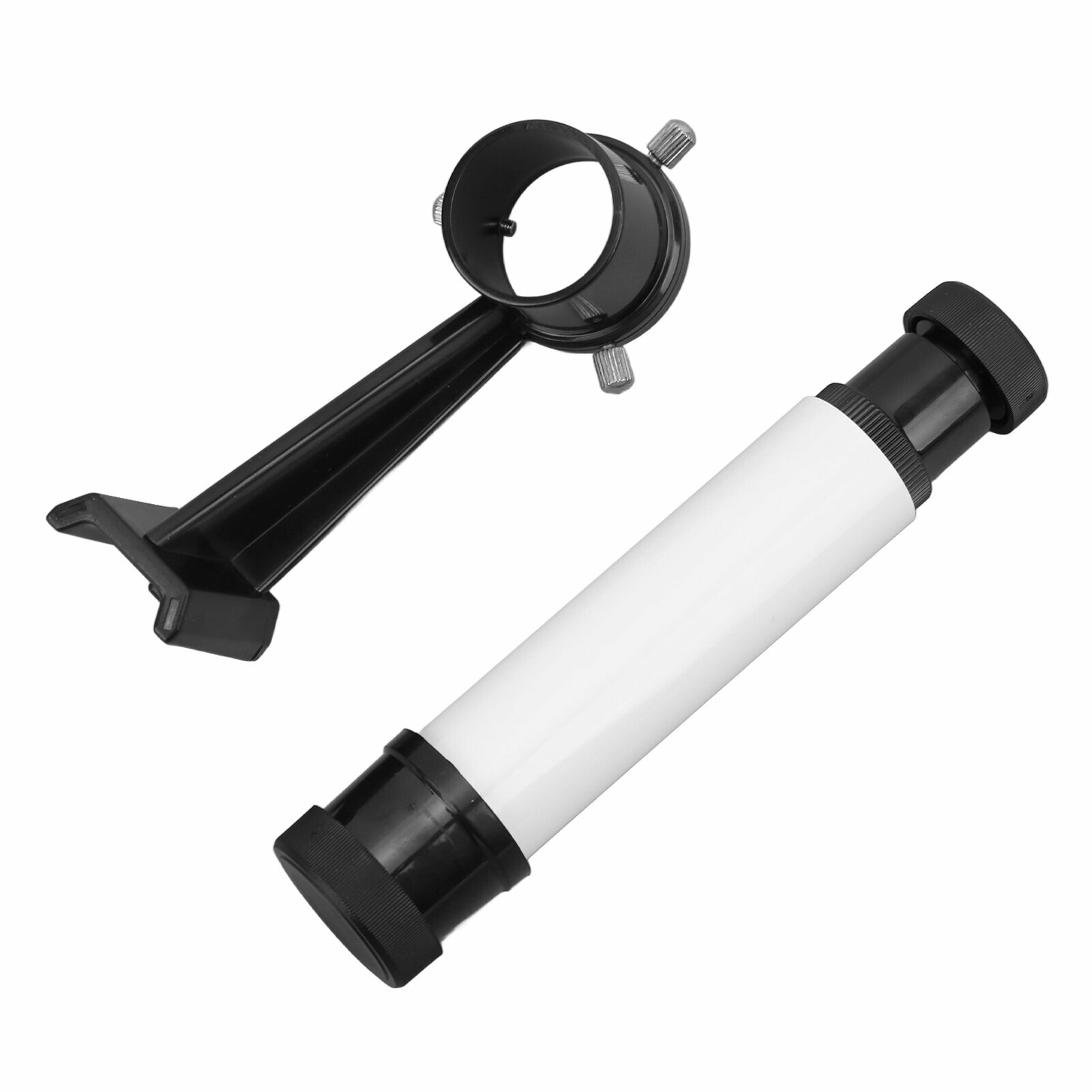 5X Astronomical Telescope Finder Scope with Inline Base Stand 5x24 Portable Crosshair Finderscope