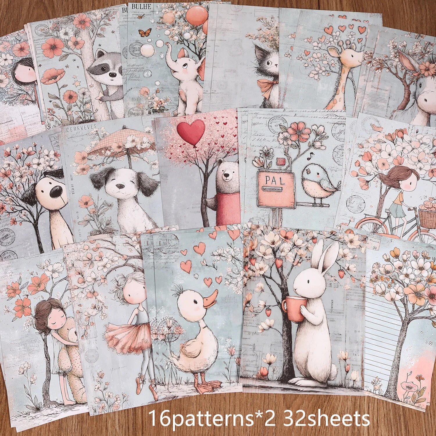 32 листа бумаги для скрапбукинга, для принадлежностей для скрапбукинга, обложка для дневника отходов, изготовление карточек, украшение фоторамки, аксессуары для дневника