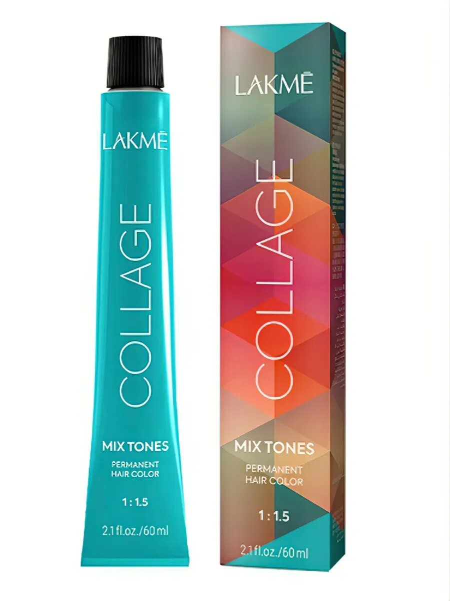 Краска для волос LakMe Collage Mix Tones, Корректирующая крем-краска для волос, 0/07