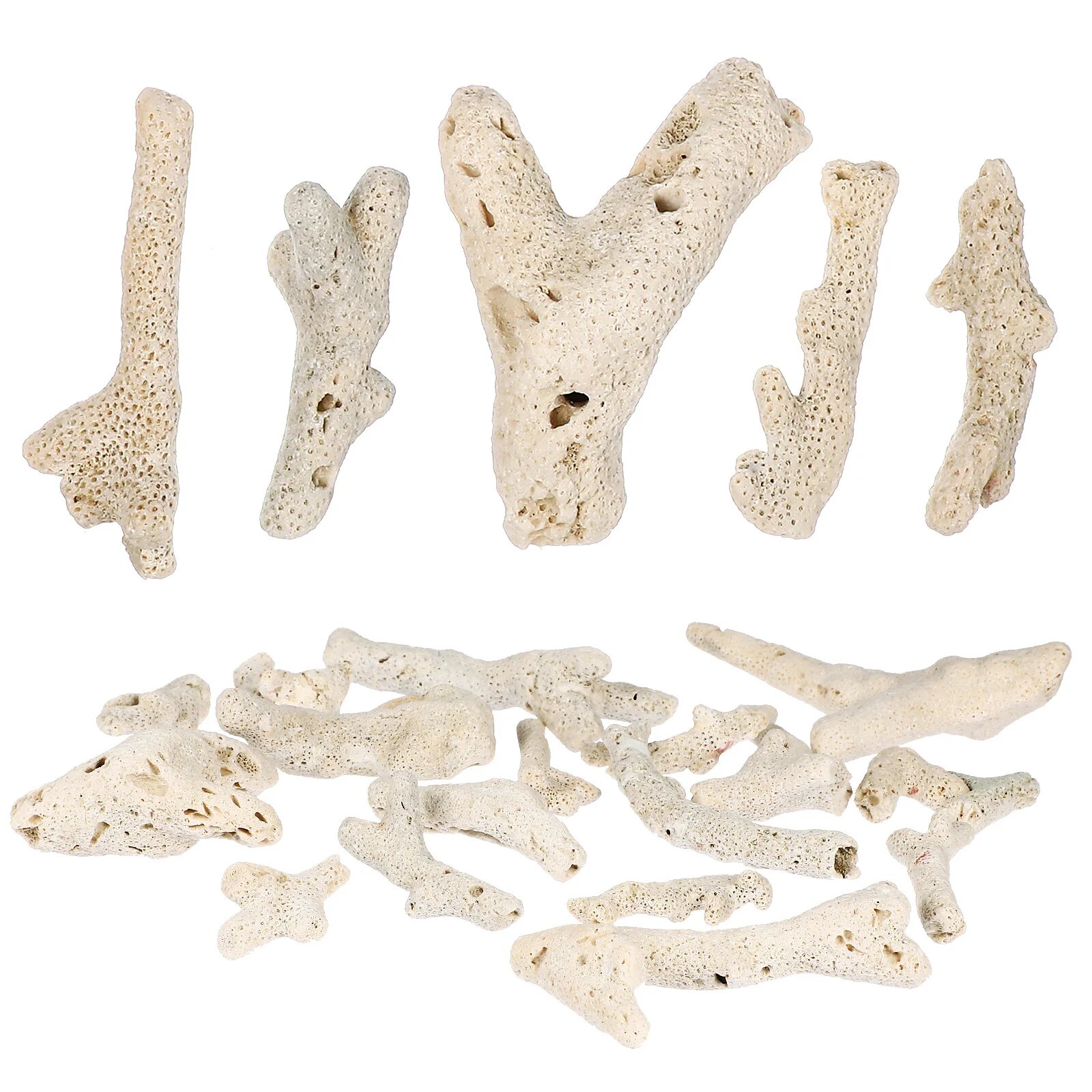 Натуральный коралловый гравий для аквариума 500 г