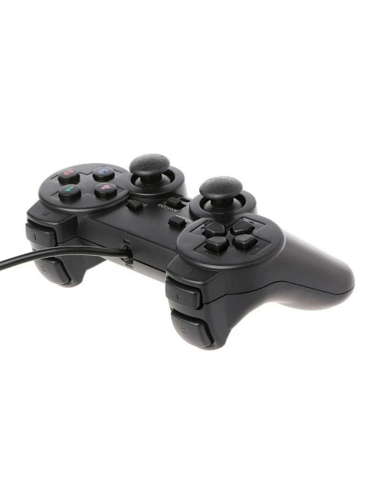 Игровой контроллер для 2 игроков, USB-геймпад для ПК, ABS, расширенная игра