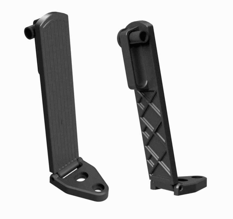 Педаль напольная акселератора, для ВАЗ 2101, 2102, 2103, 2106, реплика, PETG технобанан