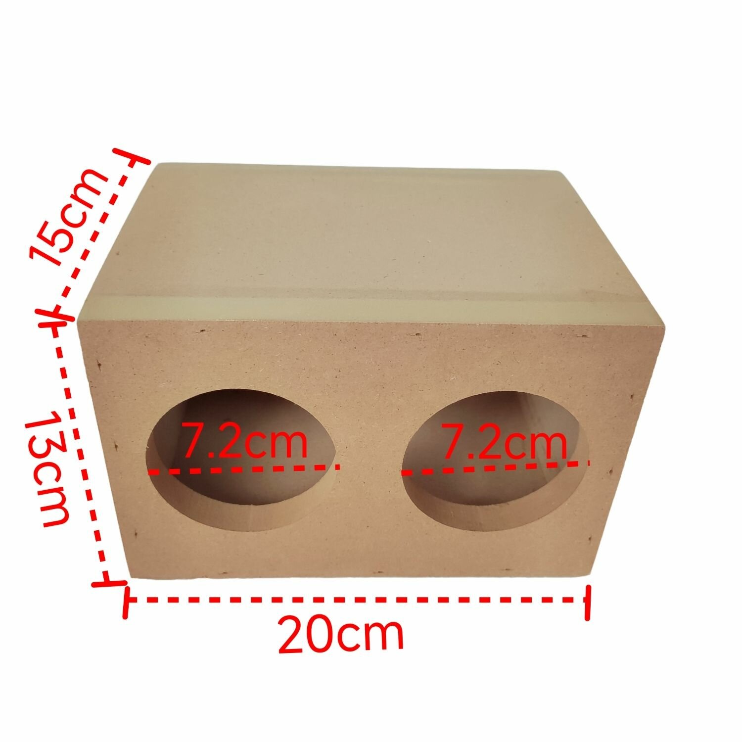 Двойной динамик 3inch пустой корпус сабвуфера пассивный аудио корпус для самостоятельной сборки корпус динамика автомобильный усилитель корпус динамика