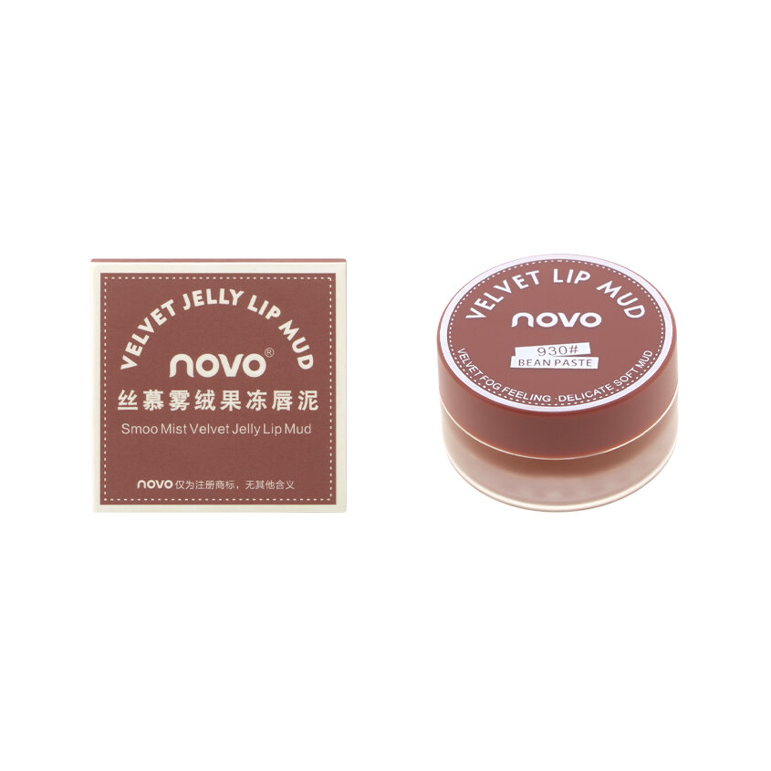 Помада для губ NOVO VELVET JELLY LIP MUD муссовая тон 930