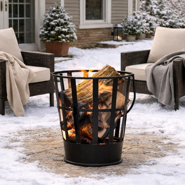 Металлический очаг для костра Антика 77*38 см, Koopman, FB8200350