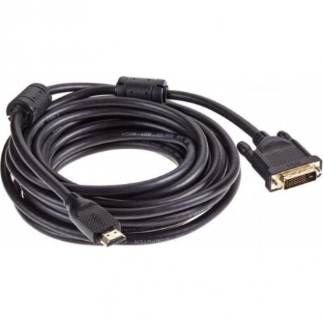 Кабель VCOM HDMI AM/DVI(24+1)M, 7.5м, CU, 1080P@60Hz, (CG484GD-7.5M)