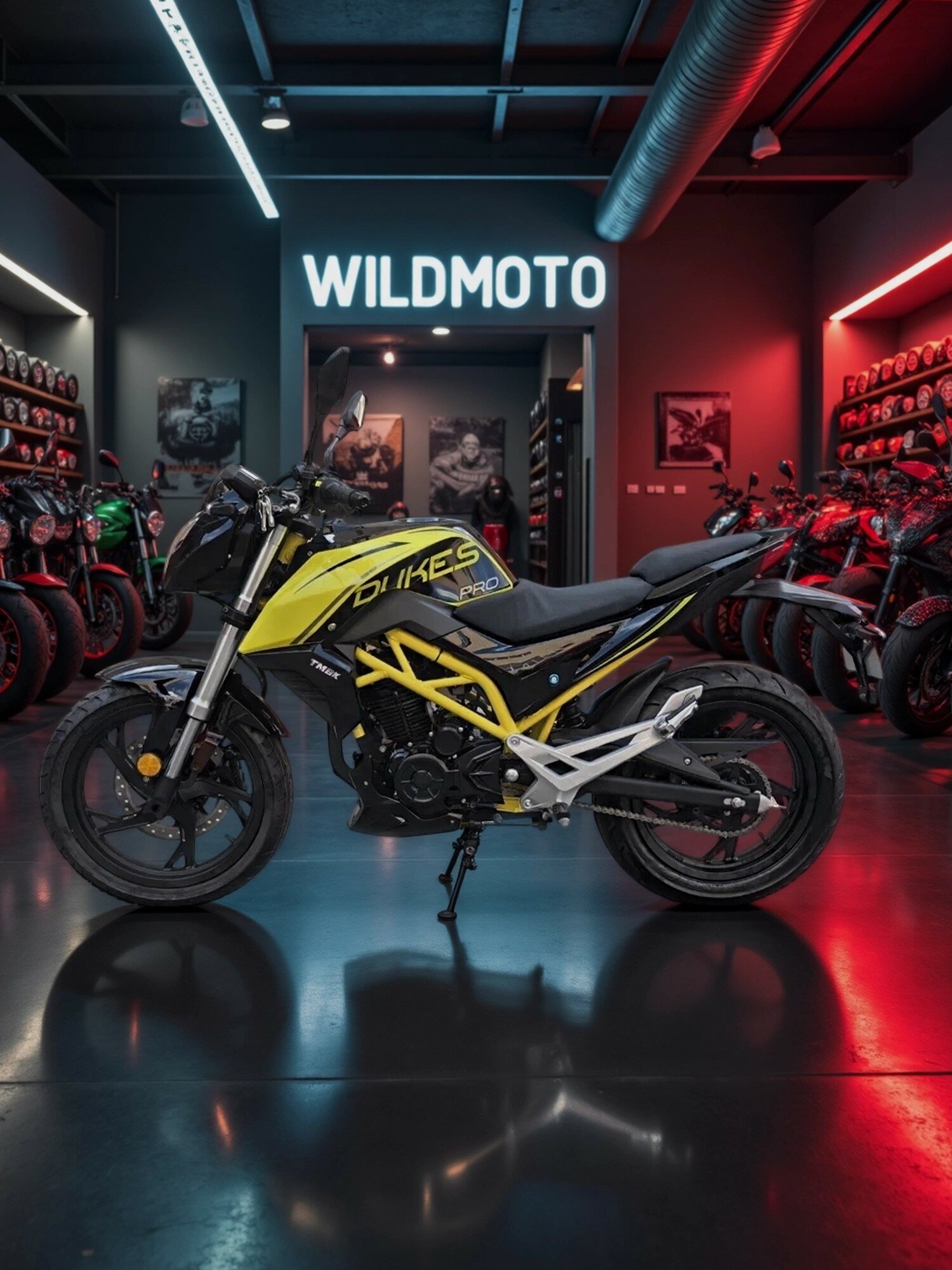 Мотоцикл дорожный С ❗ПТС❗TMBK DUKES PRO Loncin RE250 6-ступенчатая коробка передач