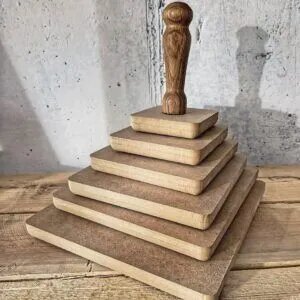 Набор квадратных пуансонов, закруглённый край