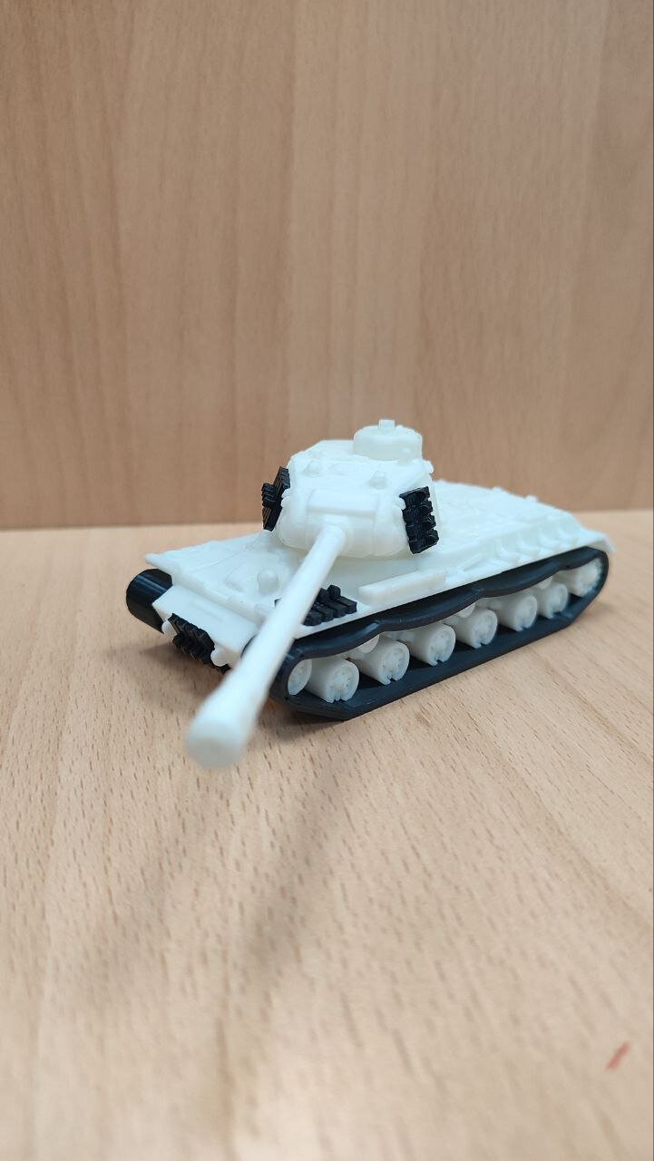 Танк ИС-2 с вращающейся башней 3D печать