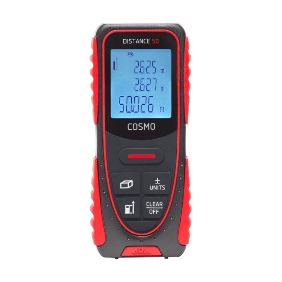 Лазерный дальномер ADA Cosmo 50, от 0.05 до 50 м, IP54, автоматическое отключение, красный