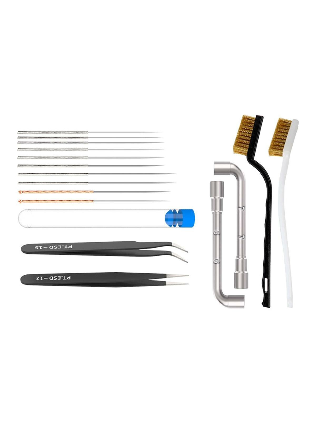 Набор для чистки аксессуаров для 3D-принтера из 17 частей