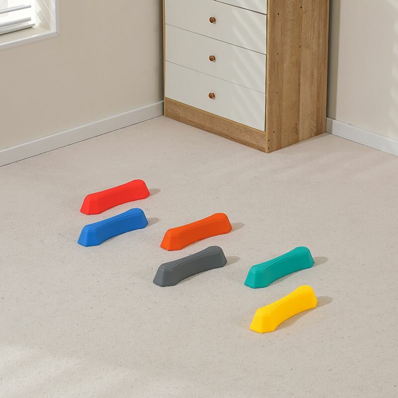 Детский балансировочный брусок, каменный мостик, сенсорное тренировочное оборудование, игрушки для детского сада, для использования в помещении и на улице, вестибулярные игрушки