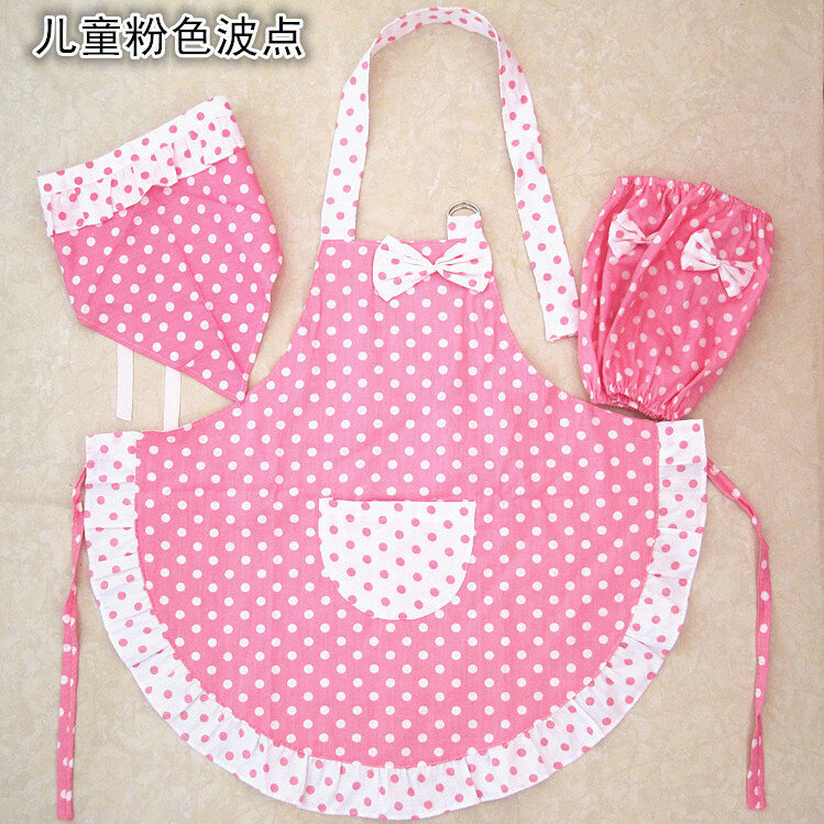 Бесплатная доставка, набор фартуков для детского сада, игровое представление, чистый хлопок, милый Хань Бэйэр И, рисование, реверсивные детские