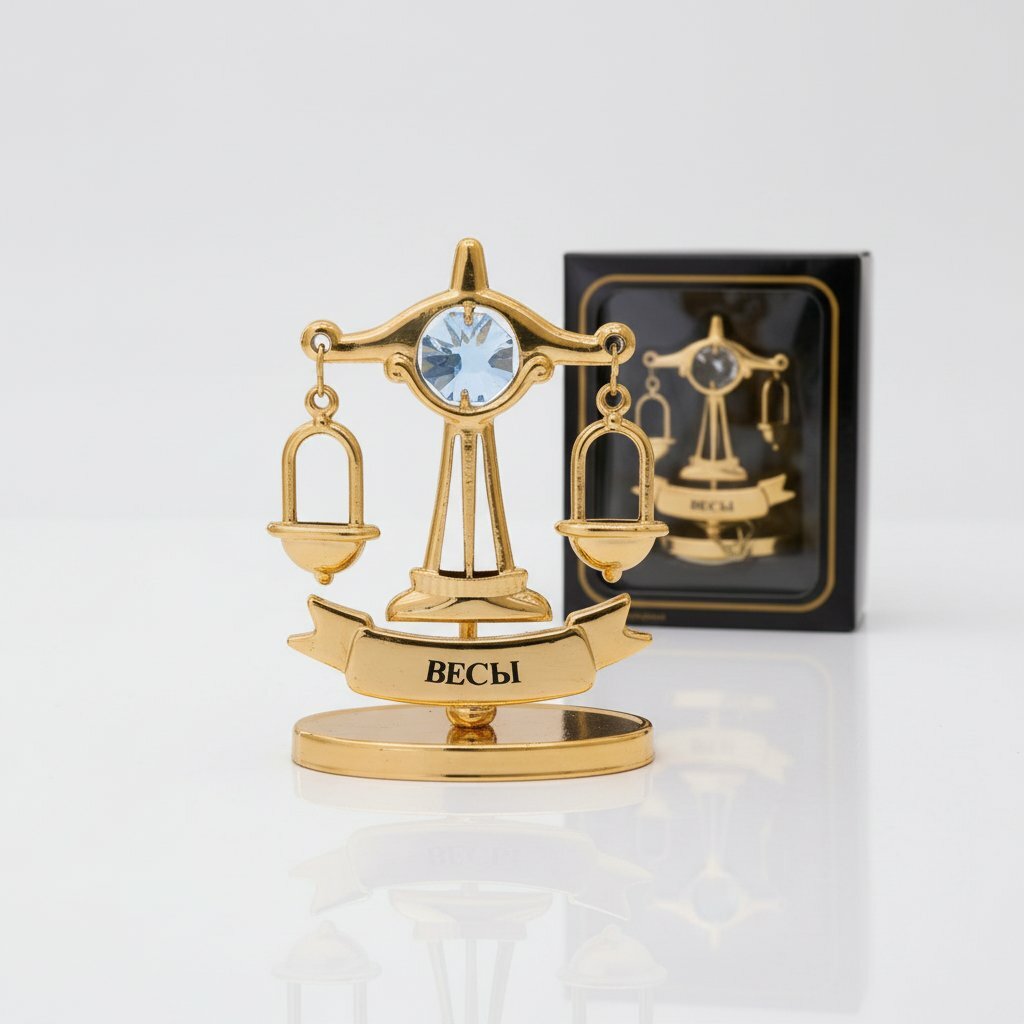 Фигурка Знак Зодиака - Весы AR-53/10 Crystal Temptations США Металл, кристалл