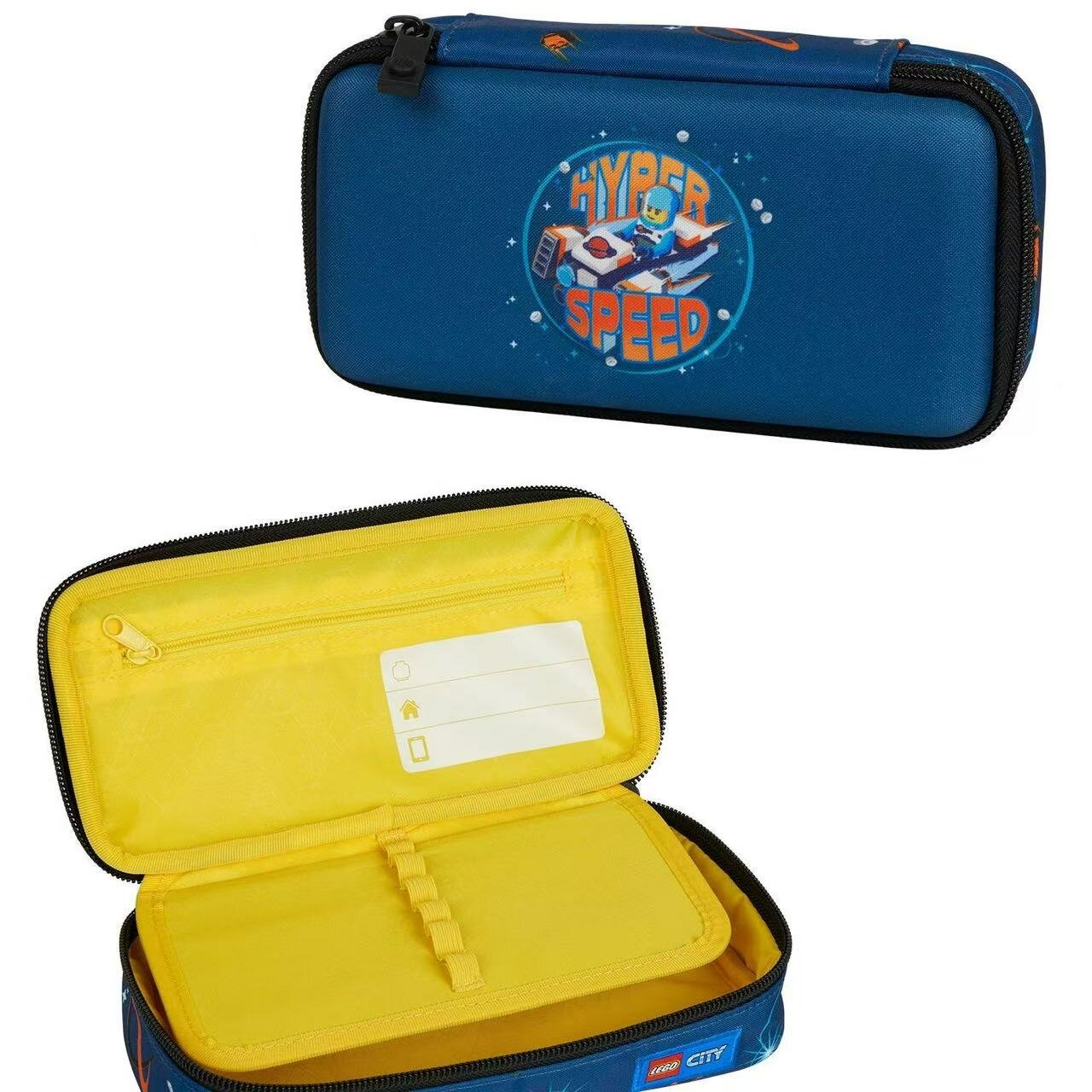 Пенал LEGO Stationery Box Black Expression, с замком, для дошкольников, школьников