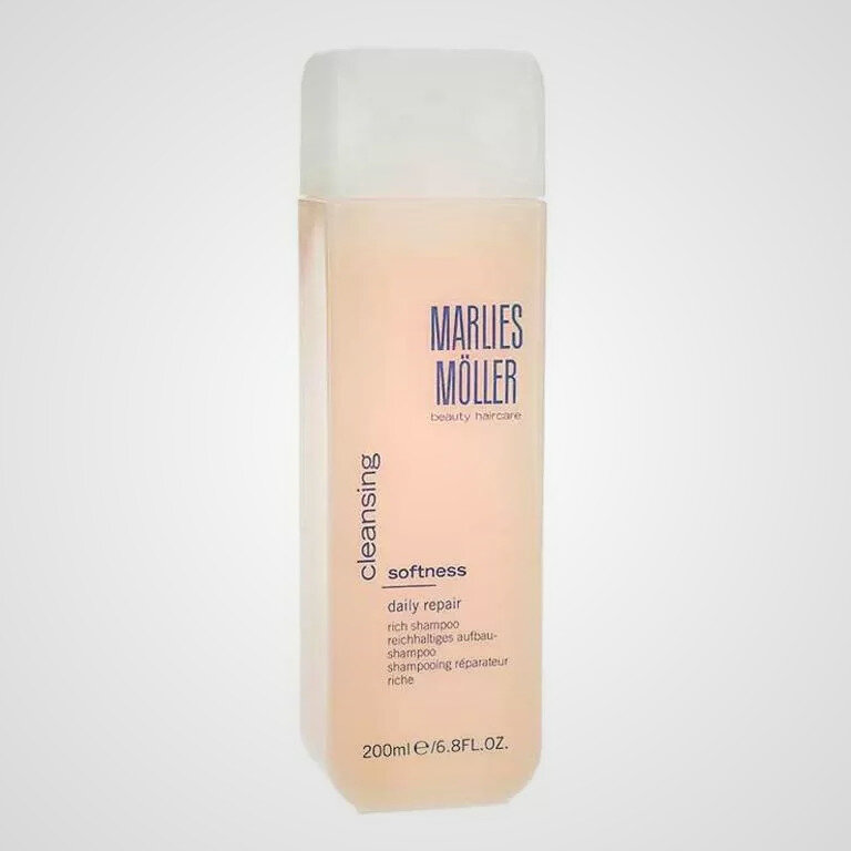Ежедневный восстанавливающий обогащенный шампунь 200 мл Marlies Moller Softness Daily Repair Rich Shampoo Шампунь 200 мл