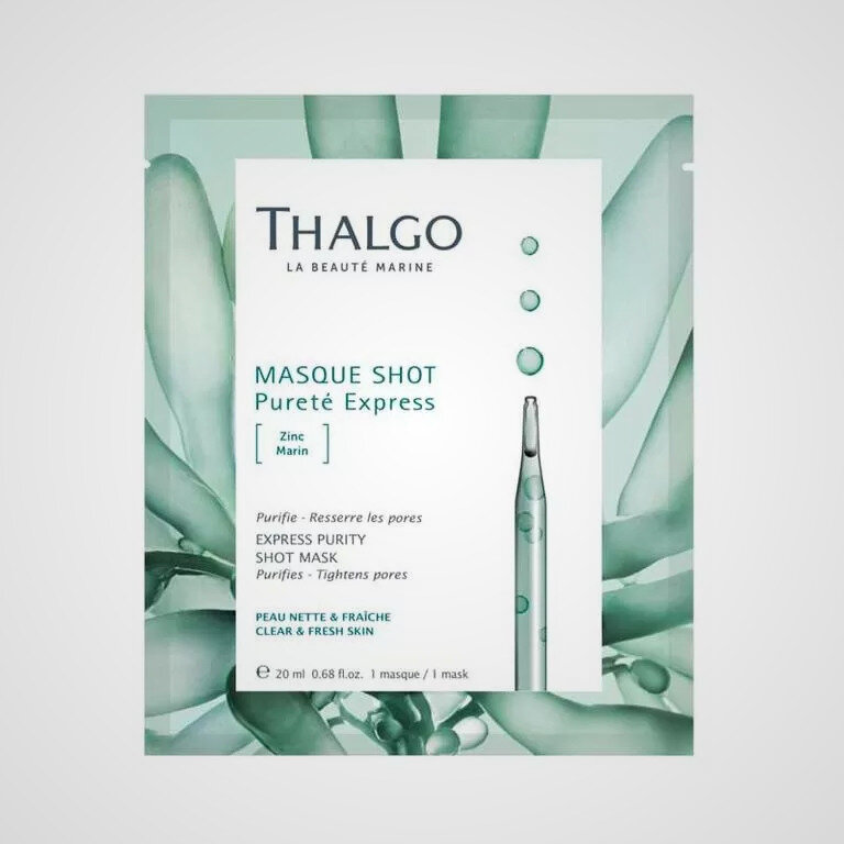 Очищающая Экспресс-маска с Морским Цинком 20 мл Thalgo Express purity shot mask Маска 20 мл