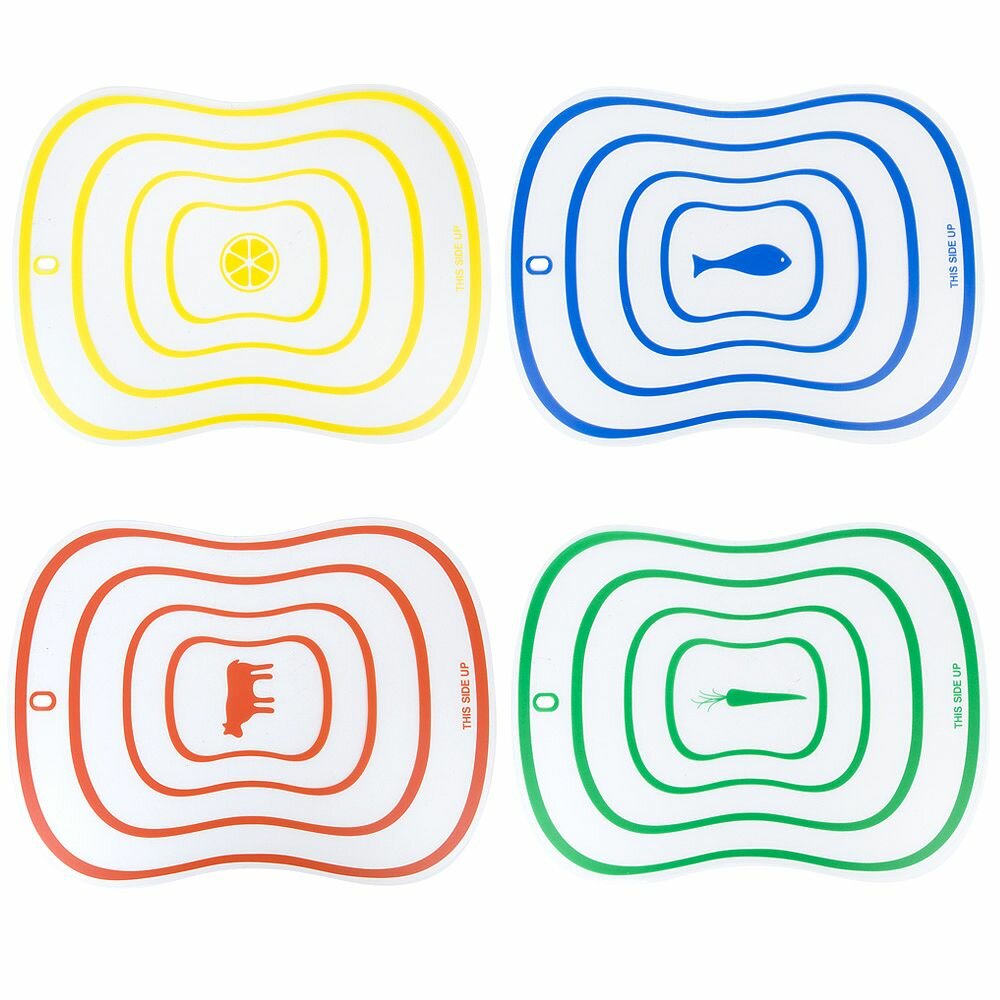 Набор досок разделочных гибких 4 шт, 40х30 см, Nouvelle