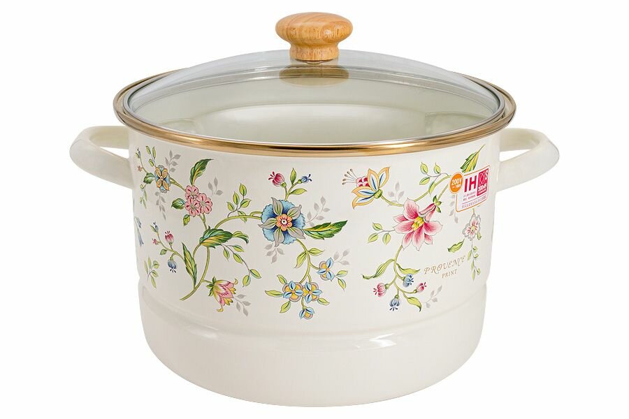 Кастрюля со вставкой-пароваркой Прованс, 24 см, 6,5 л