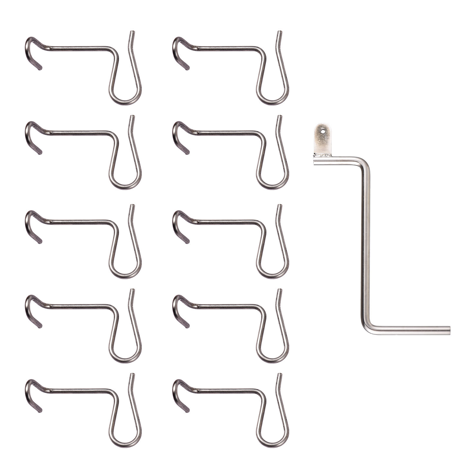 Натяжитель Проволоки Для Забора: 10 Металлических Натяжителей С Рукояткой 240 мм Для Быстрого И Равномерного Натяжения - Универсальный Инструмент Для Фермы И Сада Прочный И Долговечный Комплект Для Домашних Мастеров