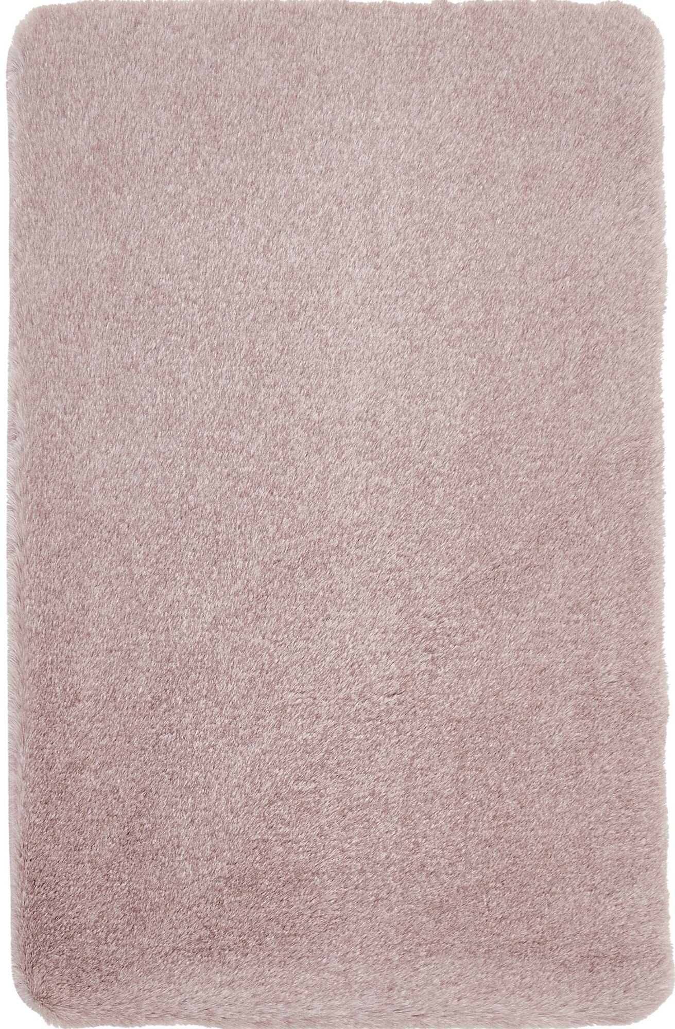 Коврик из искусственного кроличьего меха "Bingo mix розовый" 120х180 см, противоскользящий