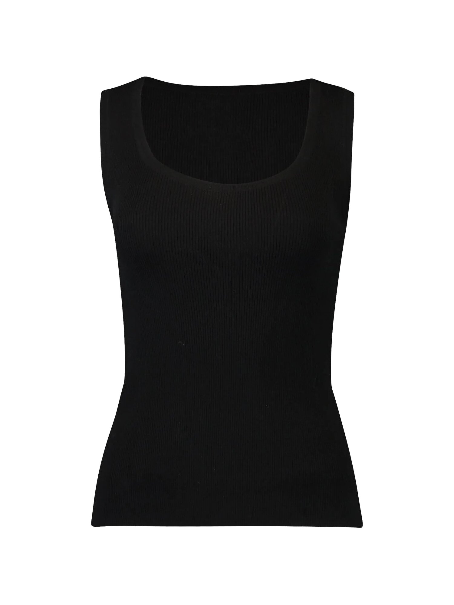 Топ LARS ANDERSSON Scoop-neck ribbed tank top