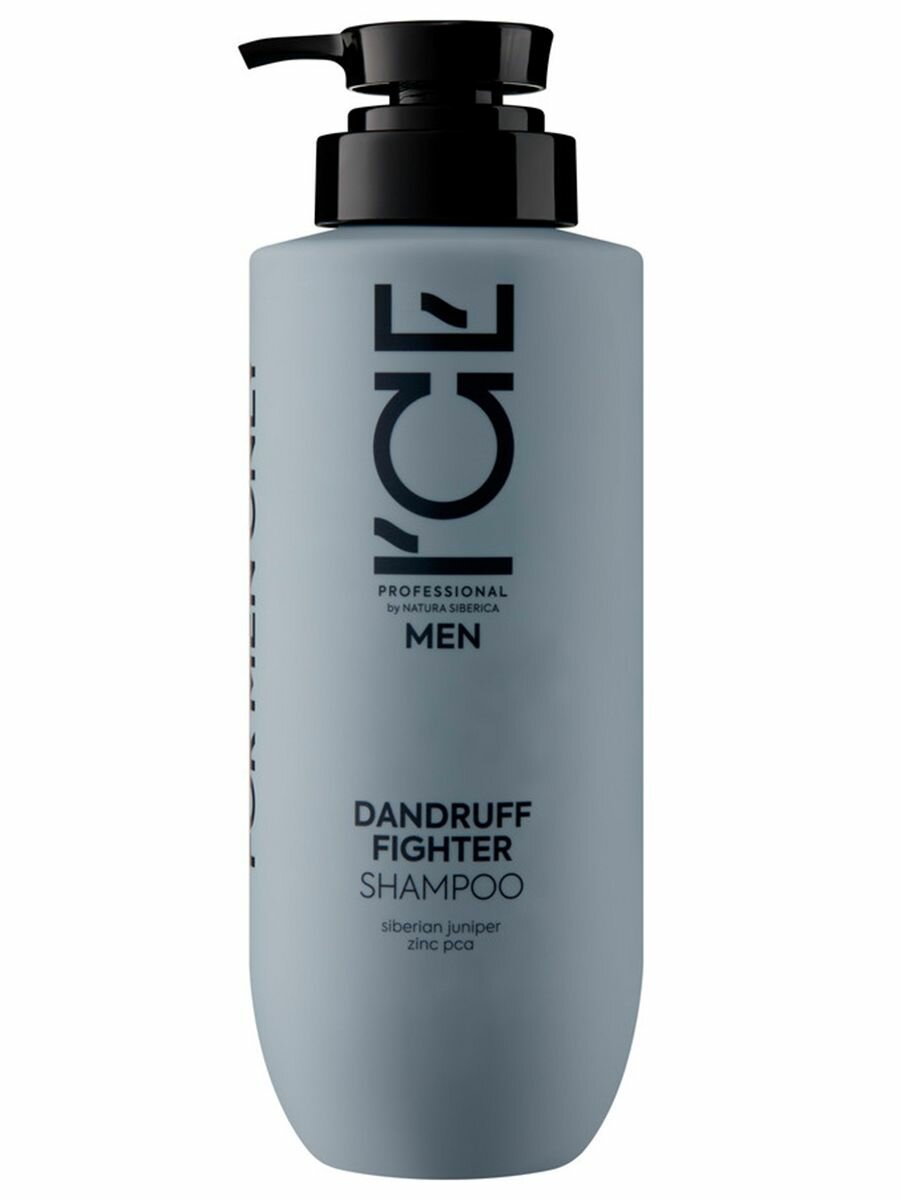 Natura Siberica ICE Professional Мужской шампунь для волос против перхоти 400 мл