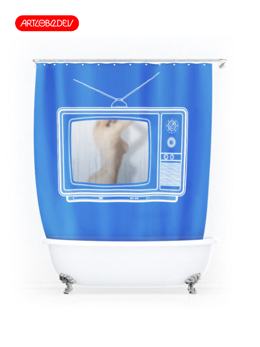 Шторка для ванной «Шторкус», Телевизор