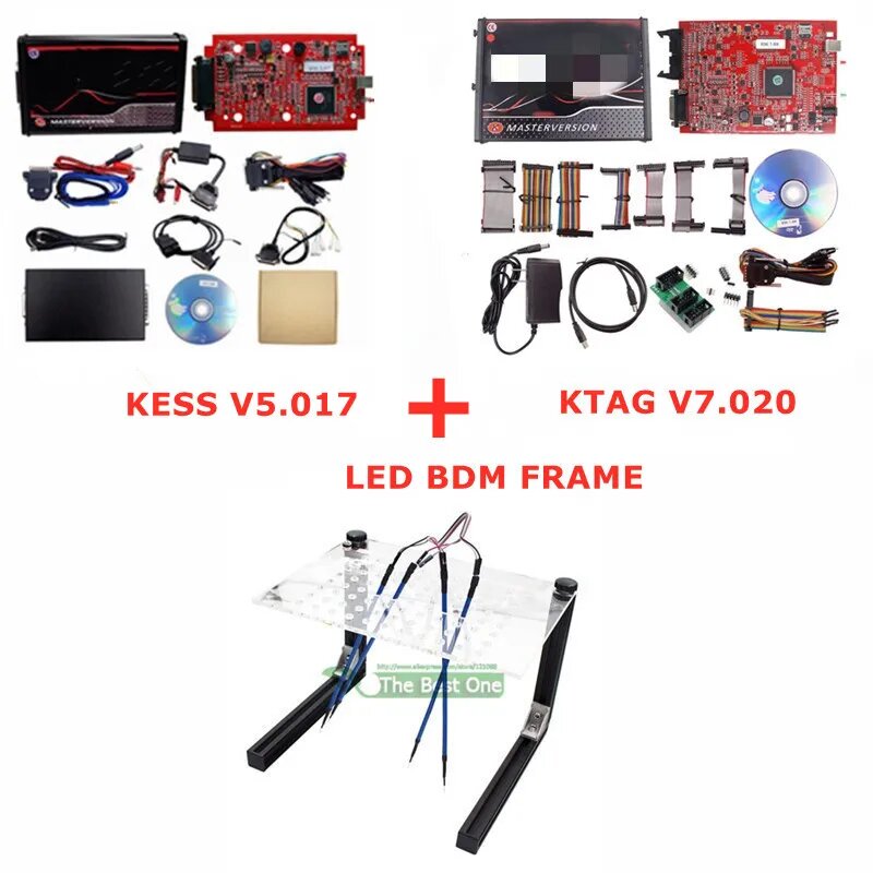 KESS V5.017 + KTAG V7.020 LED BDM Frame Kit