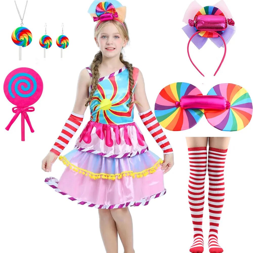 Костюм феи принцессы MESOQ для девочек L(6-8T), dress style E 02